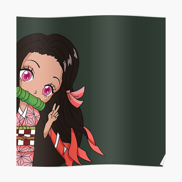 "Anime art, nezuko chibi, nezuko window sticker, nezuko car sticker ...