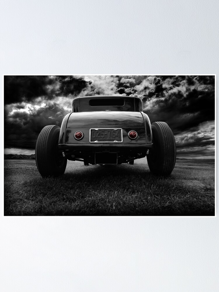 "1929 Ford Model A, Hot Rod" Poster by hottehue | Redbubble