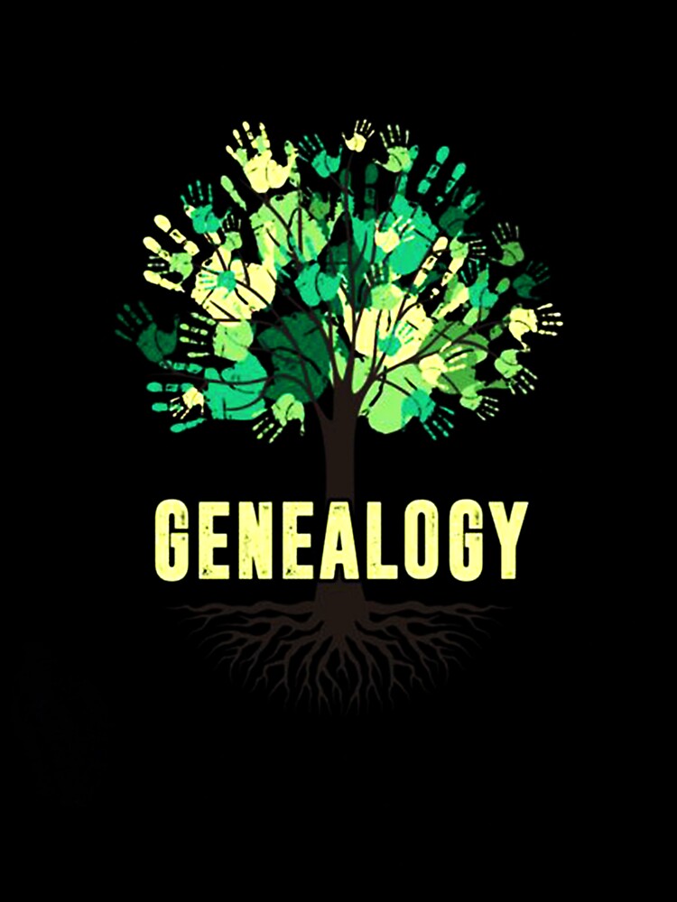 "Genealogy Tree Hand Family Tree Historian Giftp" Sticker for Sale by ...