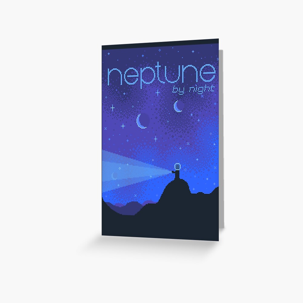 "NEPTUNE Space Tourism Travel Poster" Greeting Card by sp8cebit | Redbubble