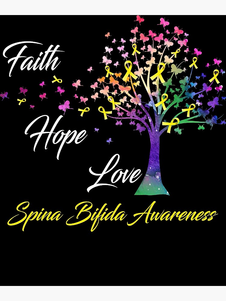"Spina Bifida Awareness Faith Hope Love Spina Bifida Awareness Support ...