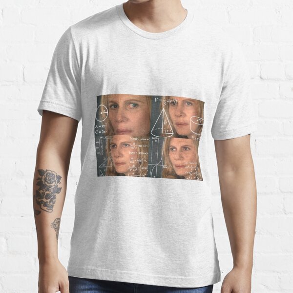 "Confused math lady meme" T-shirt for Sale by richterr | Redbubble ...