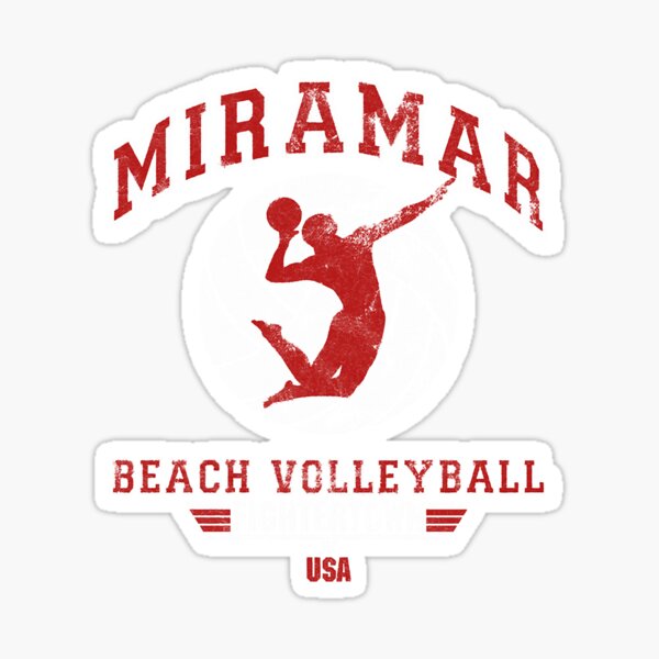 "Miramar Beach Volleyball" Sticker for Sale by Kimberlyoontz | Redbubble