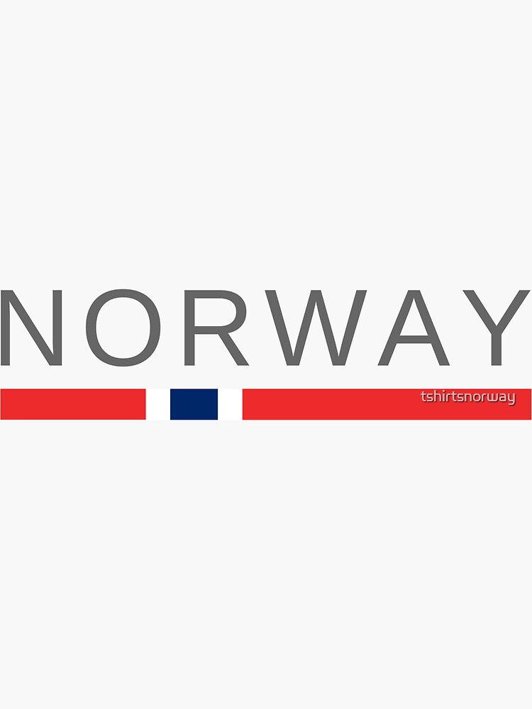 "Norway" Sticker by tshirtsnorway | Redbubble