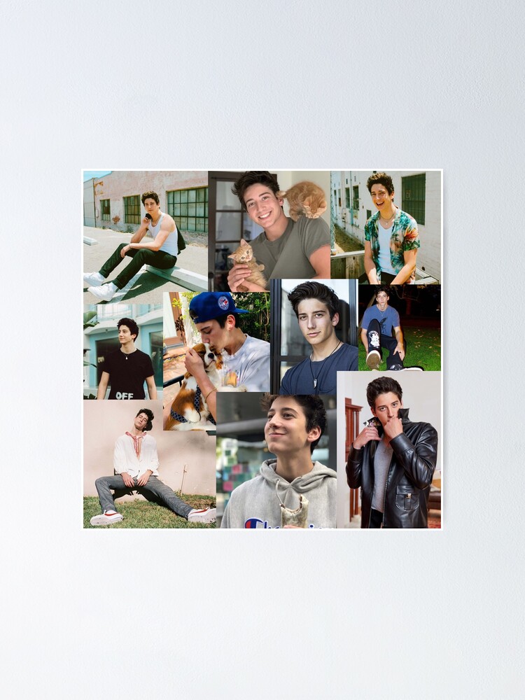 "Milo Manheim collage" Poster for Sale by Carocker | Redbubble