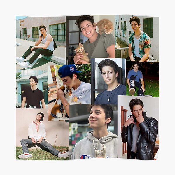 "Milo Manheim collage" Poster for Sale by Carocker | Redbubble