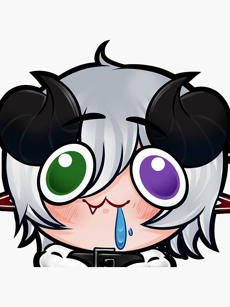 "boopy face" Sticker for Sale by demontearz | Redbubble