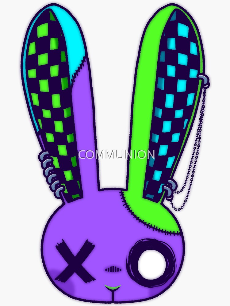 "scenecore rabbit" Sticker for Sale by COMMUNION | Redbubble