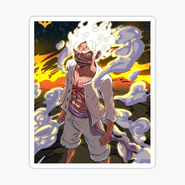 "Luffy GOD NIKKA" Sticker for Sale by jhonssan | Redbubble