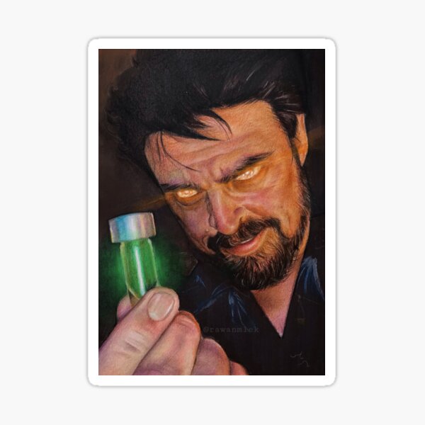 "Billy Butcher compound V artwork - the boys" Sticker for Sale by ...