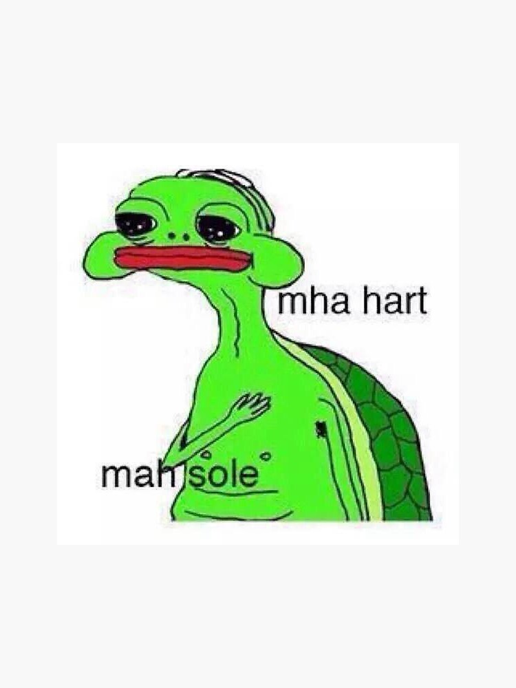 "mha hart mah sole" Sticker for Sale by BeefTeek | Redbubble