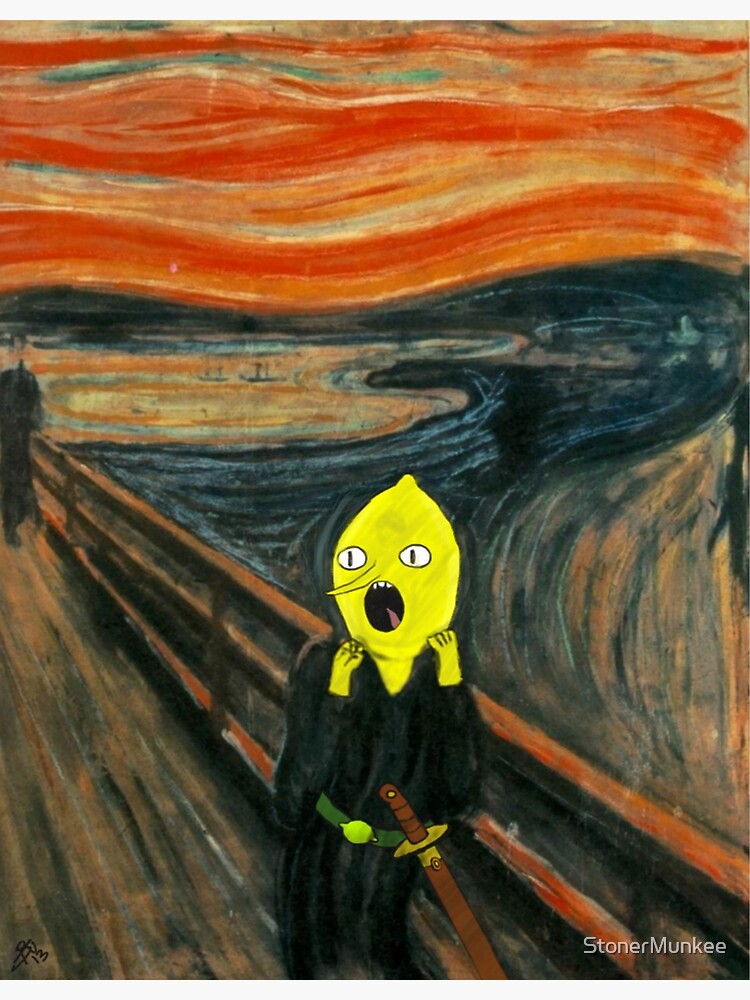 Lemon Scream Premium Matte Vertical Poster