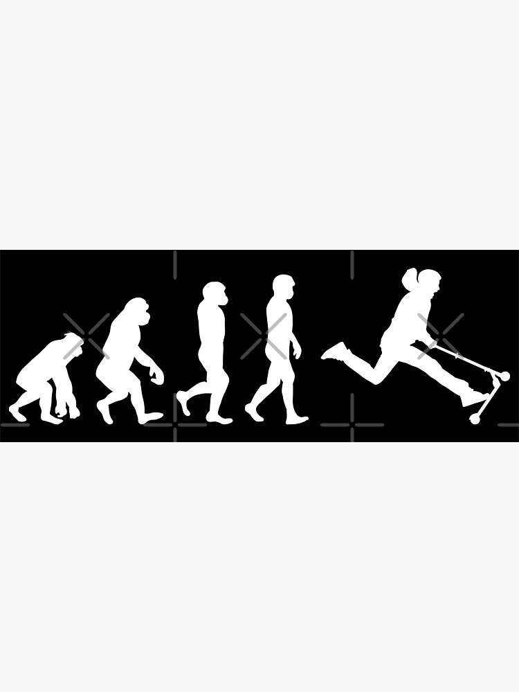"Stunt Scooter Freestyle Scootering Evolution" Sticker for Sale by ...