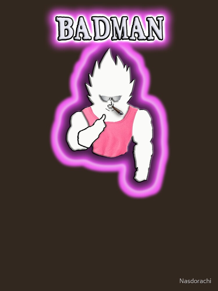 "BADMAN Vegeta" T-shirt for Sale by Nasdorachi | Redbubble | dbz t ...