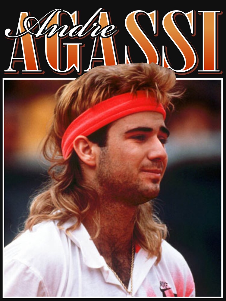 "LEGEND ANDRE AGASSI" T-shirt for Sale by BrantRosenbaum | Redbubble ...