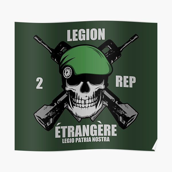 "Légion Étrangère 2 REP (French Foreign Legion Paratrooper)" Poster for ...