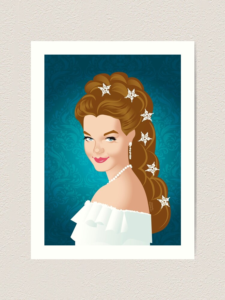 "Empress Sissi" Art Print for Sale by AleMogolloArt | Redbubble