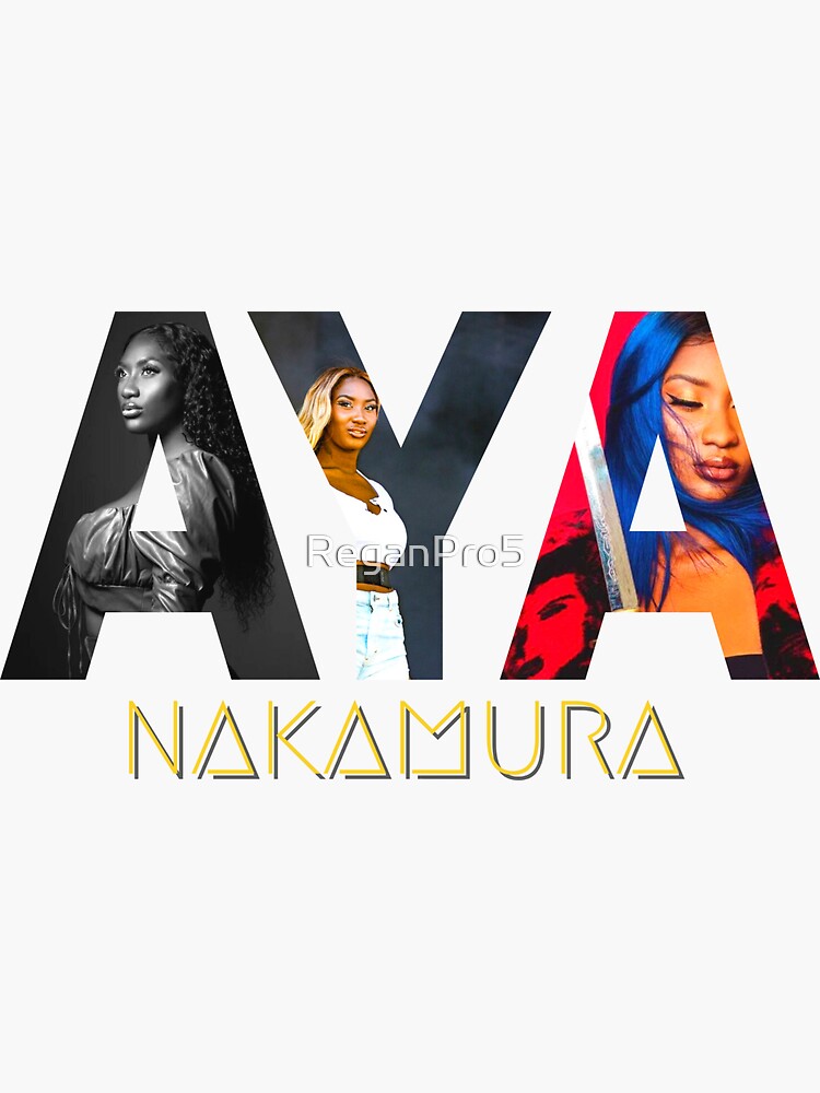 "Aya Nakamura classic t shirt | ﻿Aya Nakamura sticker" Sticker for Sale by ReganPro5 | Redbubble