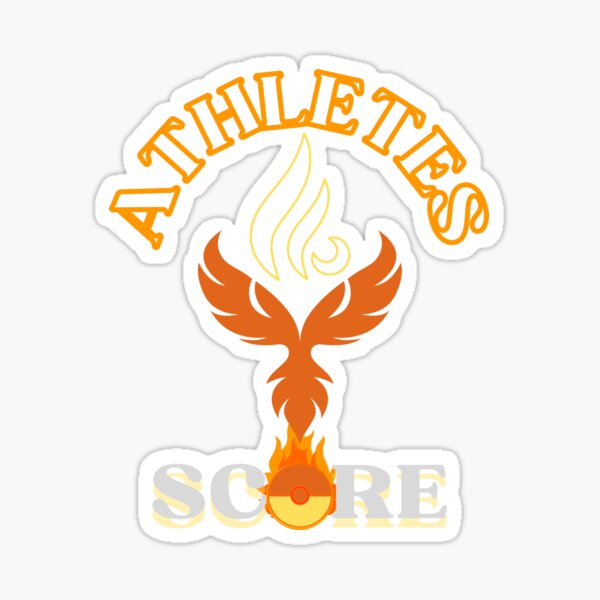 "Athletes " Sticker for Sale by uttampahade | Redbubble