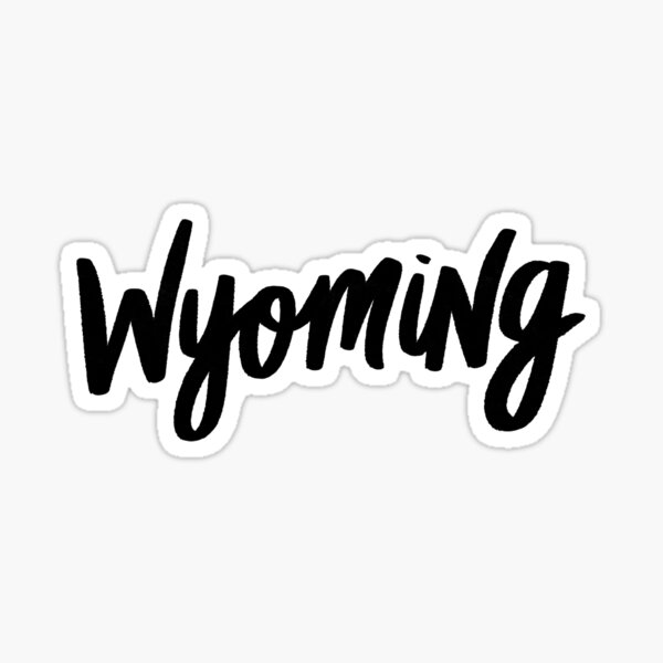 Wyoming Stickers | Redbubble