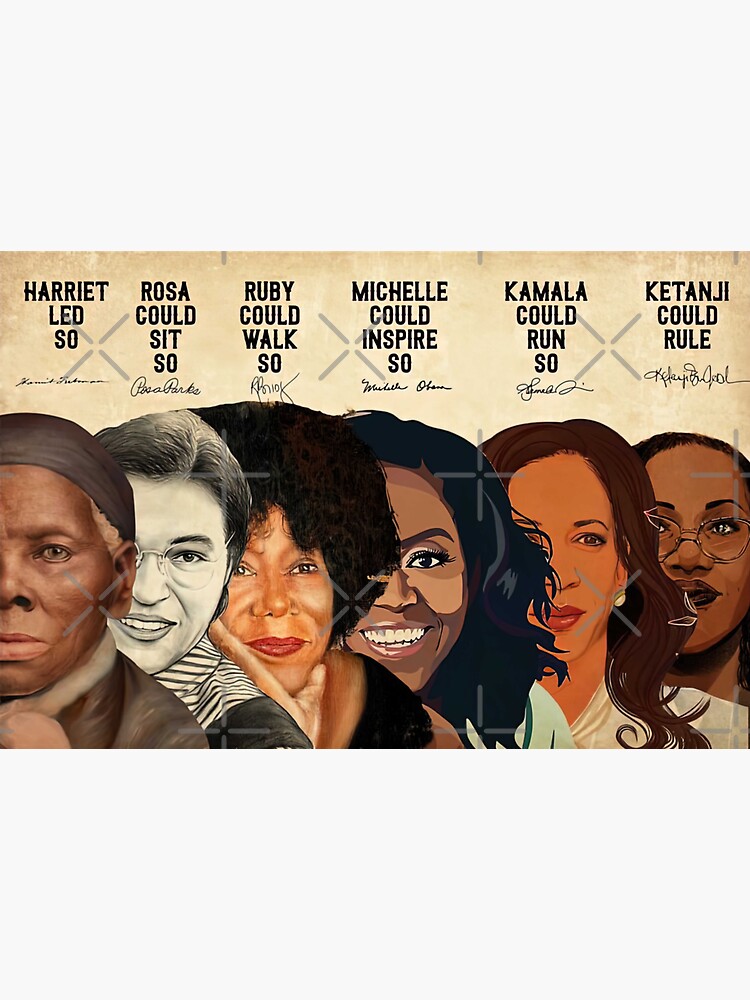 "Kamala Harris Black History Month - Harriet Led So, Rosa Could Sit So ...