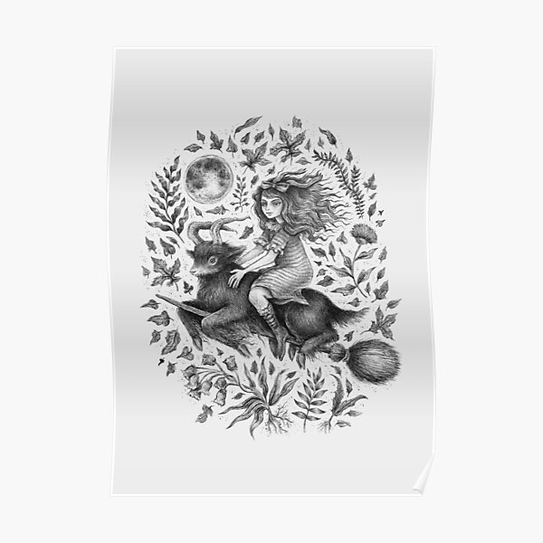 "VVITCH - color variant 1 " Poster by brettisagirl | Redbubble