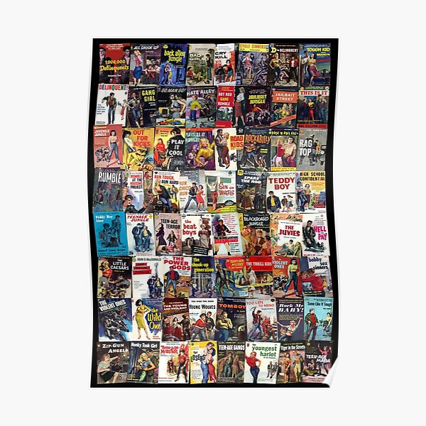"PULP FICTION COLLAGE POSTER" Poster for Sale by rockolaray | Redbubble