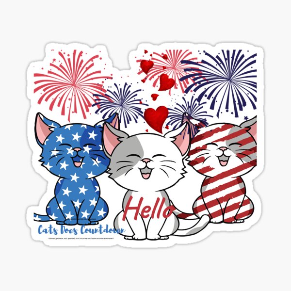 "8 Out Of 10 Cats Does Countdown ! Cat" Sticker for Sale by ...