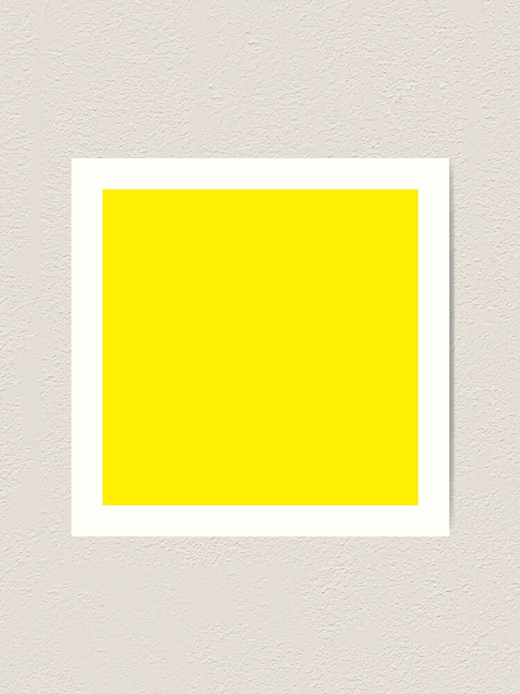 Lámina artística «PROCESO DE SÓLIDO AMARILLO SÓLIDO SÓLIDO - POR ...