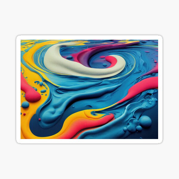 "Swirl" Sticker for Sale by Rezzmoji | Redbubble