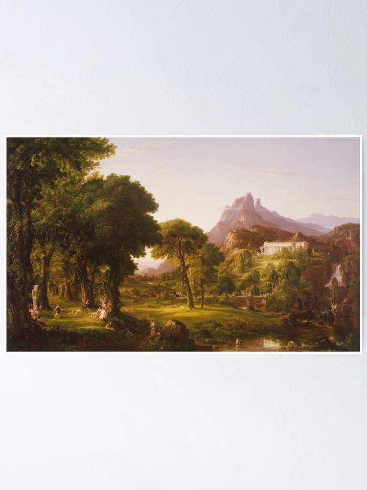 "Thomas Cole Dream of Arcadia" Poster for Sale by OldTimeArt | Redbubble