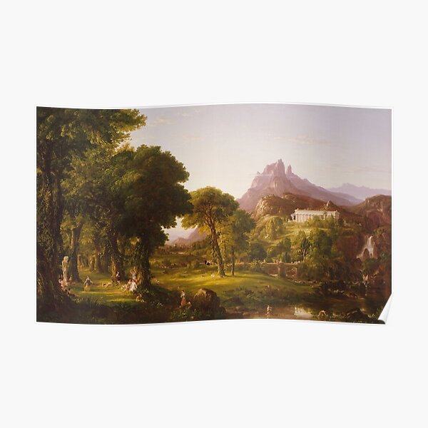 "Thomas Cole Dream of Arcadia" Poster for Sale by OldTimeArt | Redbubble