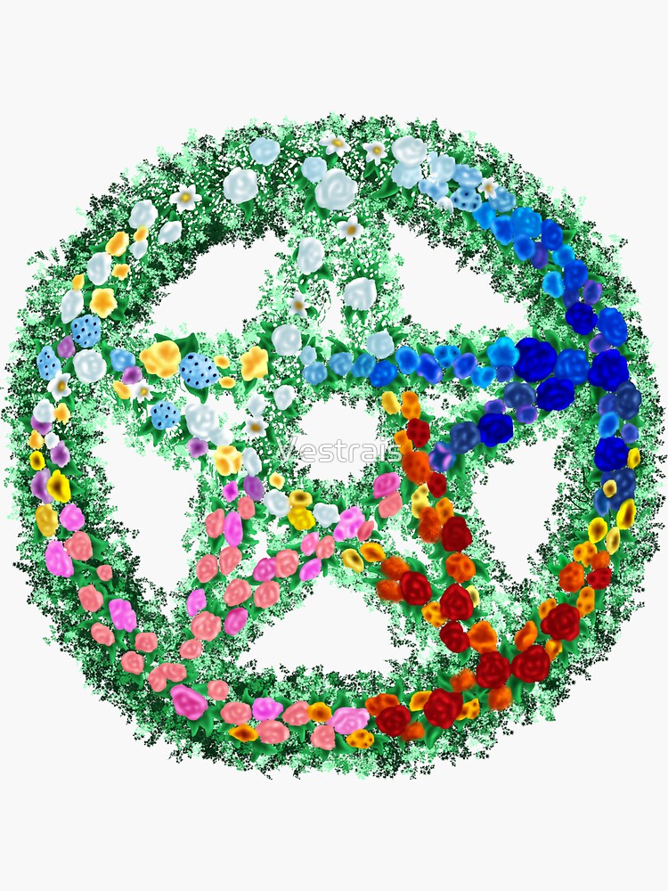 "Elemental Flowers" Sticker for Sale by Vestrais | Redbubble