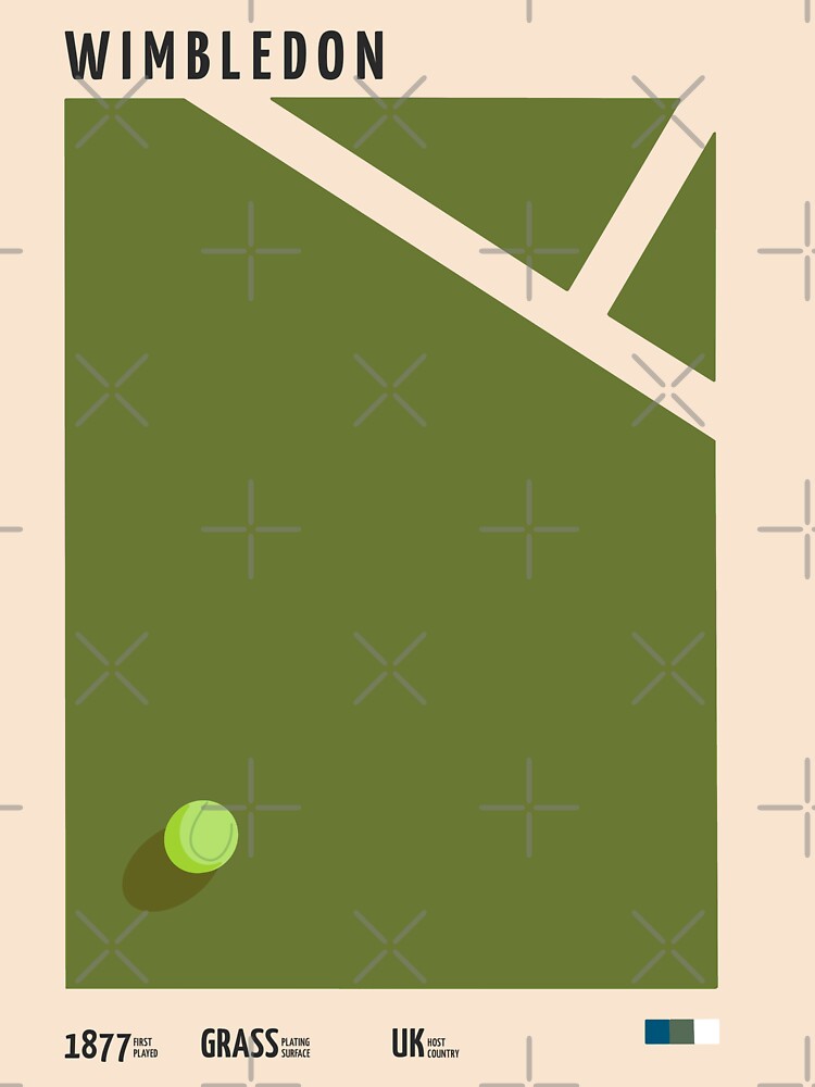 "Tennis wimbledon" Sticker for Sale by Tropicalplant | Redbubble