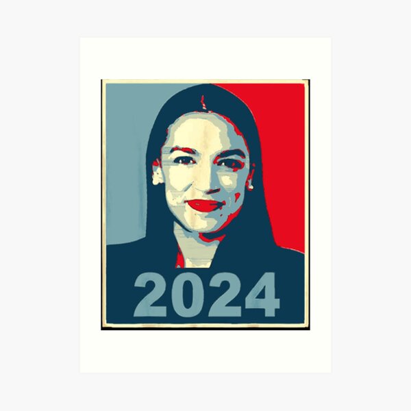 "AOC 2024 T-Shirt.png" Art Print for Sale by BillHolmgren | Redbubble