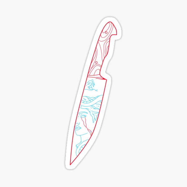 "Back stabbed " Sticker for Sale by Francis Draws | Redbubble