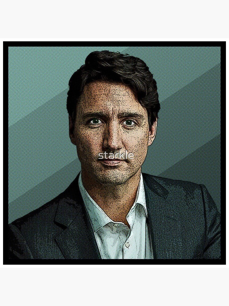"Justin Trudeau" Art Print by starkle | Redbubble