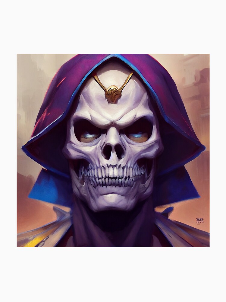 "Skeleton Lord | Midjourney AI | Skull Mask" T-shirt for Sale by ...