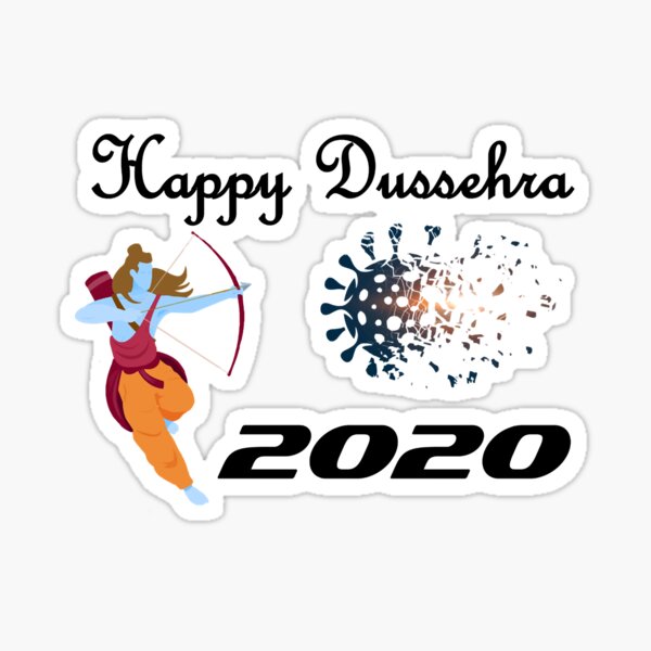 "Happy Dussehra 2020- Destroying corona virus by Shri Ram Active ...