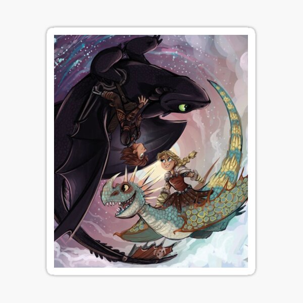 "how to train your dragon 3" Sticker for Sale by whatuwant12 | Redbubble
