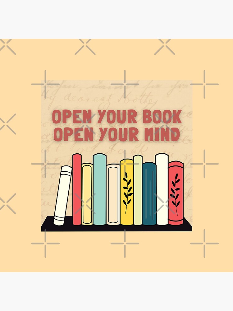 "Open your book open your mind" Pin for Sale by Vladan Seva | Redbubble
