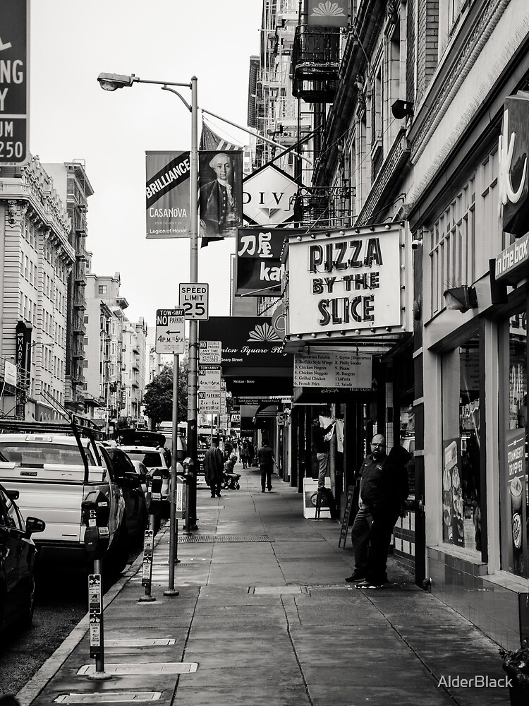 "Street Photograph of Busy Town" Poster for Sale by AlderBlack | Redbubble