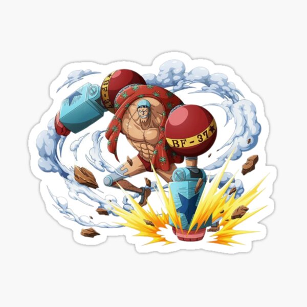 "Cutty Flam Franky One Piece" Sticker for Sale by Otaku-Area | Redbubble