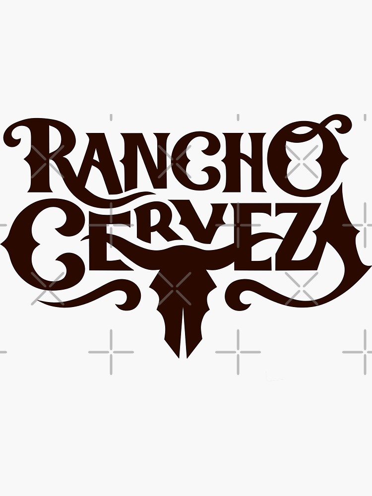 "Rancho Cerveza" Sticker for Sale by Ya2m | Redbubble