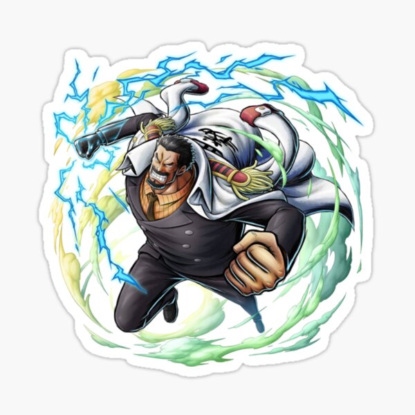 "Monkey D. Garp One Piece" Sticker for Sale by Otaku-Area | Redbubble
