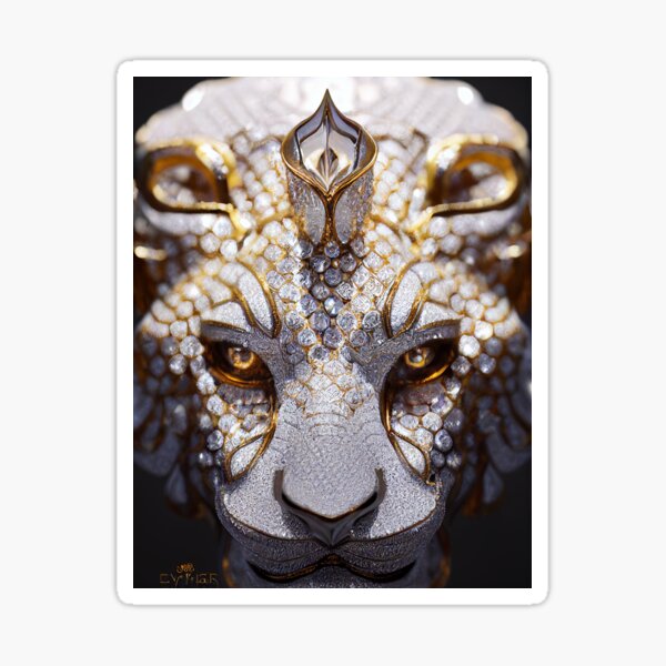 "Diamond Tiger" Sticker for Sale by EzraRogers | Redbubble
