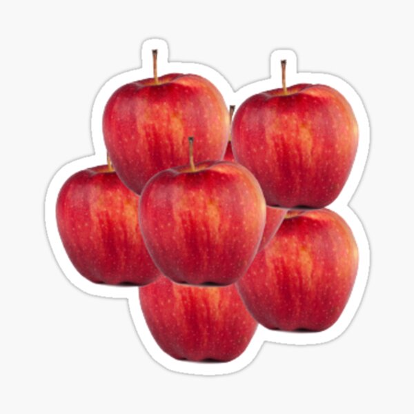 "Don't forget to eat the apple" Sticker for Sale by Marysho | Redbubble