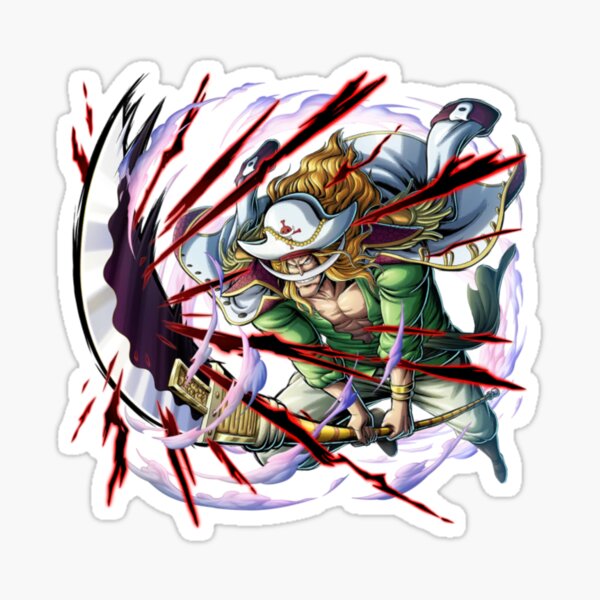 "Edward Newgate Whitebeard One Piece" Sticker for Sale by Otaku-Area ...