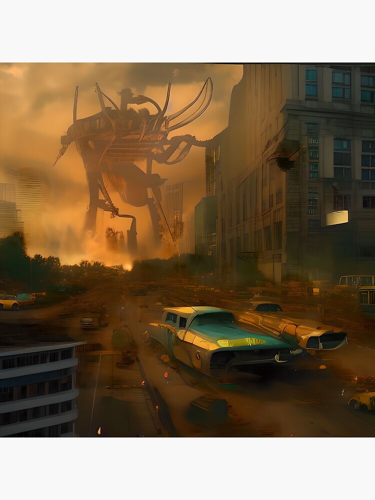 "Mechanical Alien Invasion - Digital Art" Poster for Sale by iczerone ...