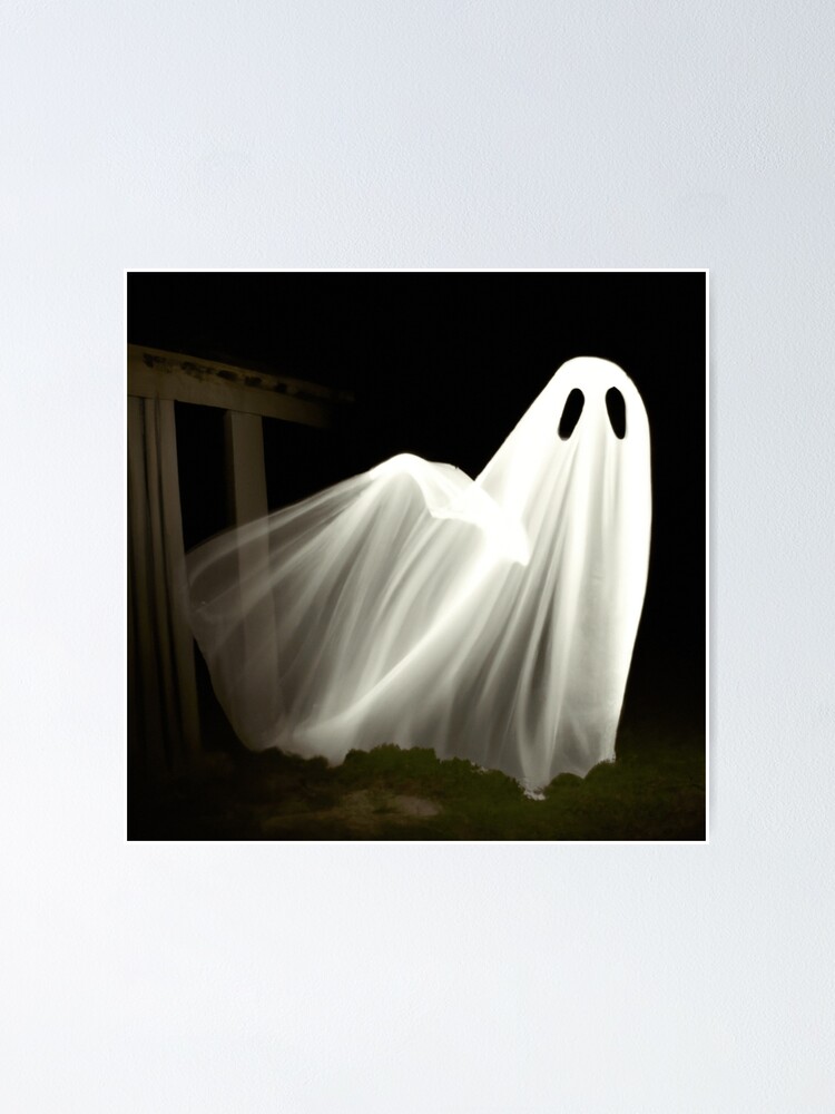 "Ghost at Night" Poster for Sale by Oldworlder | Redbubble